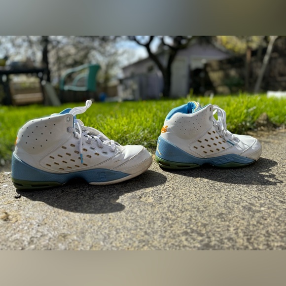 Jordan | Shoes | Jordan Melo 5 White University Blue | Poshmark